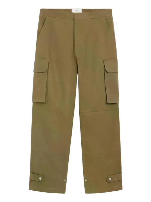 Ami Cargo Pocket Trousers - Green