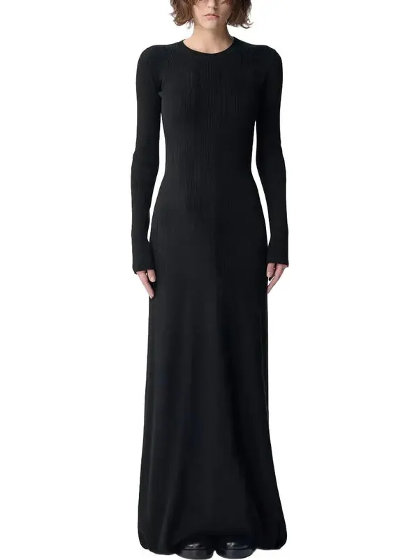 ANN DEMEULEMEESTER Eva Open-back Maxi Dress - Black