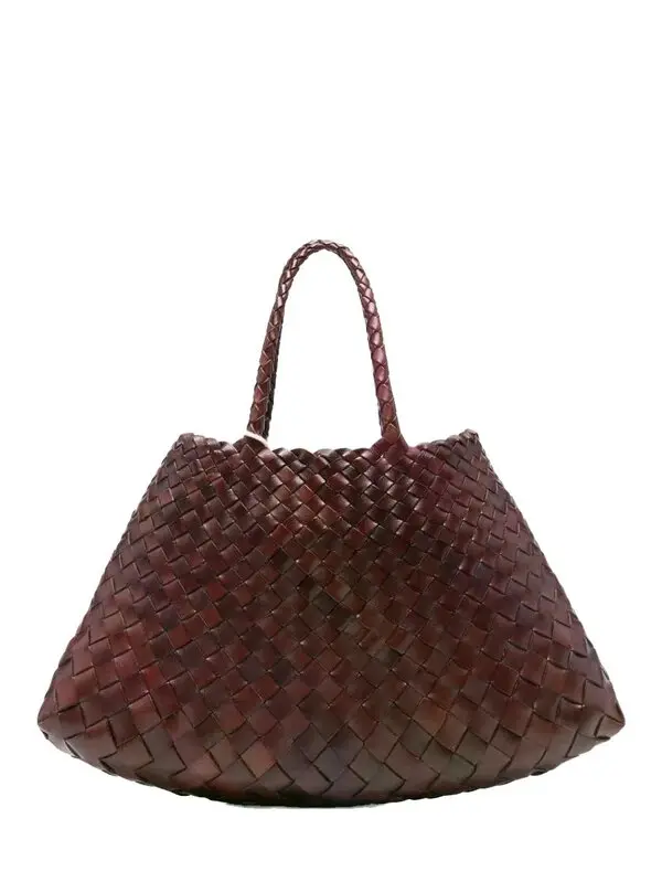 Dragon Diffusion Santa Croce Leather Tote Bag - Brown