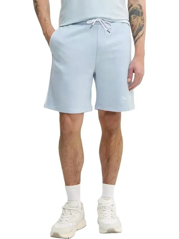 Karl Lagerfeld Logo-embroidered Shorts - Blue