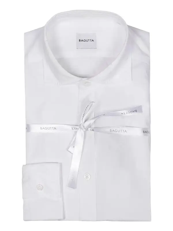 BAGUTTA Cotton Shirt - White