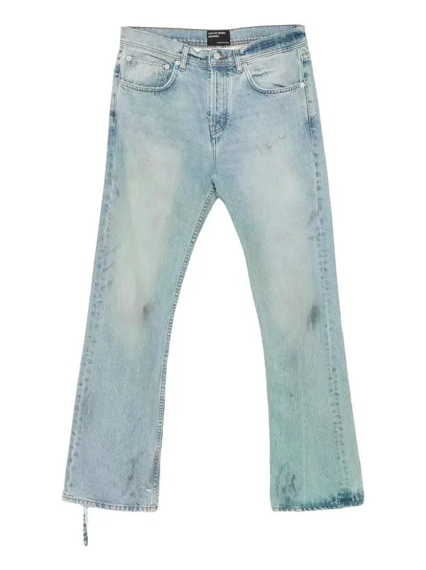 Enfants Riches Déprimés Distressed Faded-effect Jeans - Blue