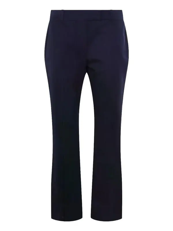 Alexander McQueen Cropped Trousers - Blue