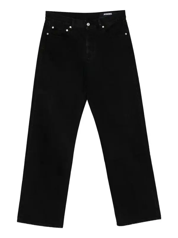 Jacquemus Le Jean Droit De Nîmes Jeans - Black
