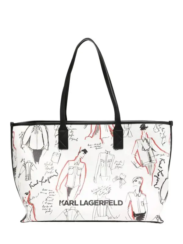 Karl Lagerfeld Karl Tote Bag - White