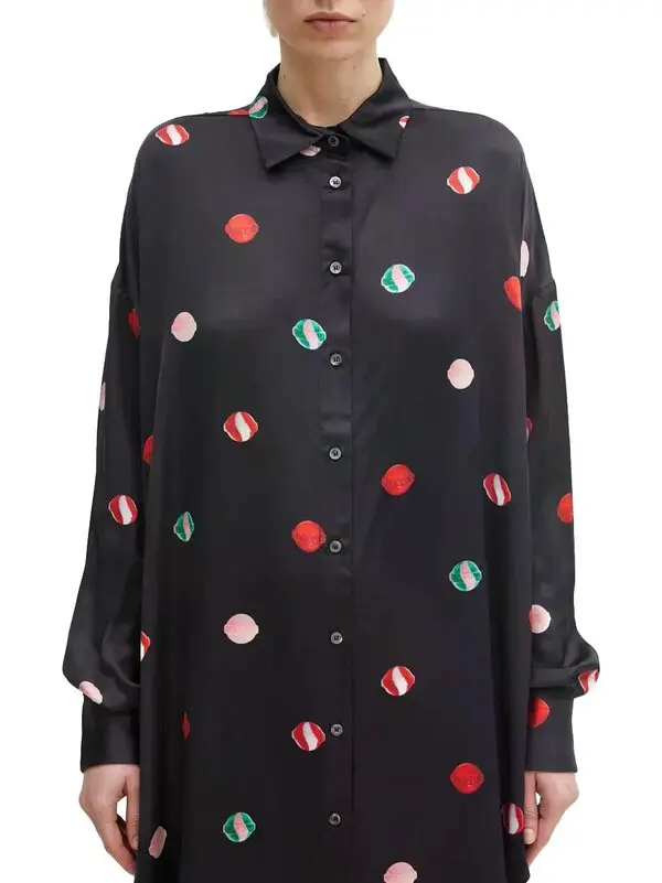 Fiorucci Graphic-print Shirt - Black