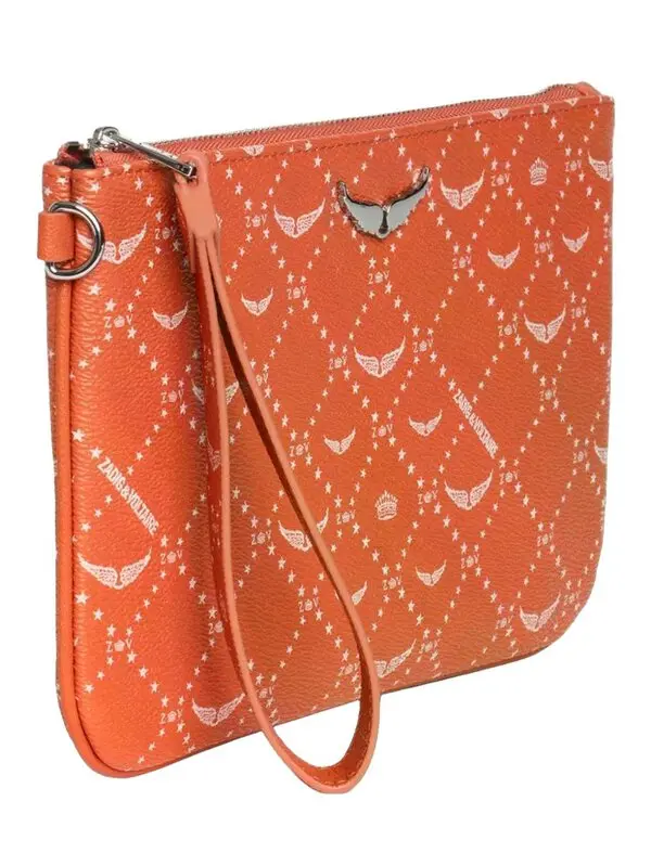 Zadig&Voltaire Monogram Clutches - Orange