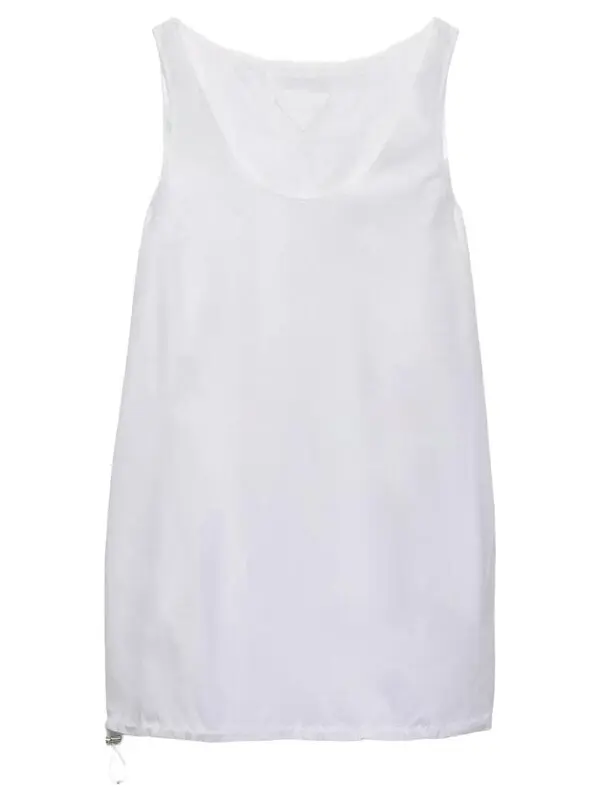 Prada Re-nylon Reversible Mini Dress - White