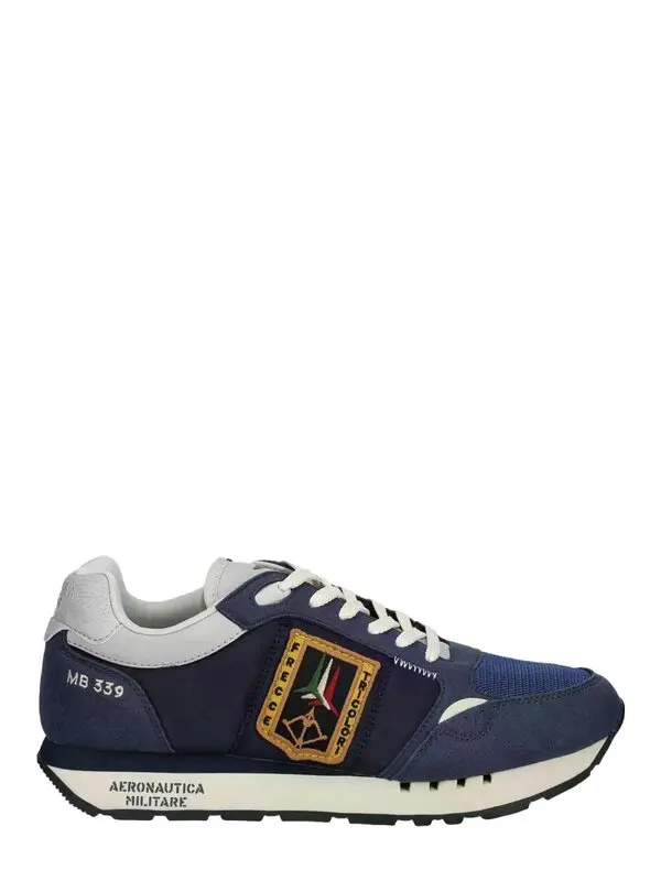 AERONAUTICA MILITARE Patch-detail Sneakers - Blue