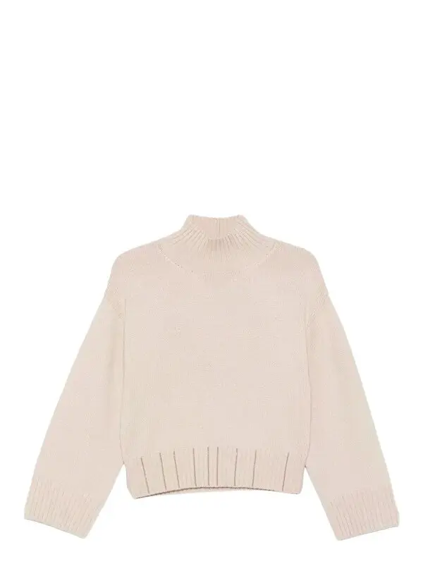 Fabiana Filippi High-neck Ribbed Sweater - Neutrals