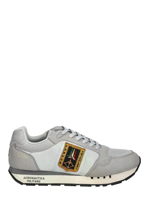 AERONAUTICA MILITARE Patch-detail Sneakers - Grey