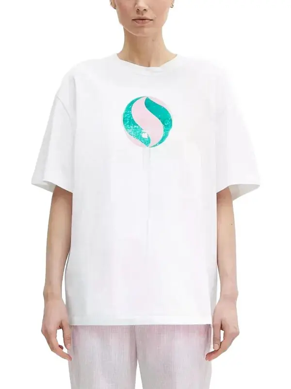 Fiorucci Lollipop-print T-shirt - White