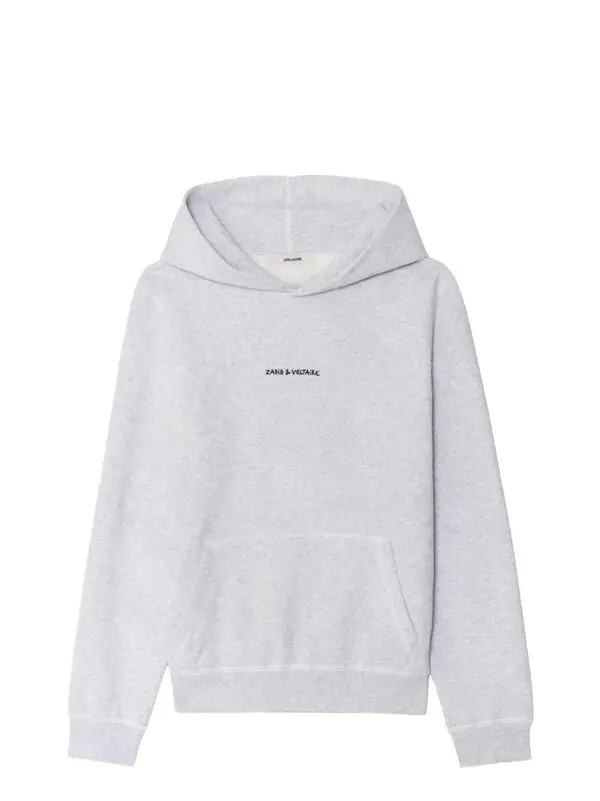 Zadig&Voltaire Sanchi Photo-patch Hoodie - Grey