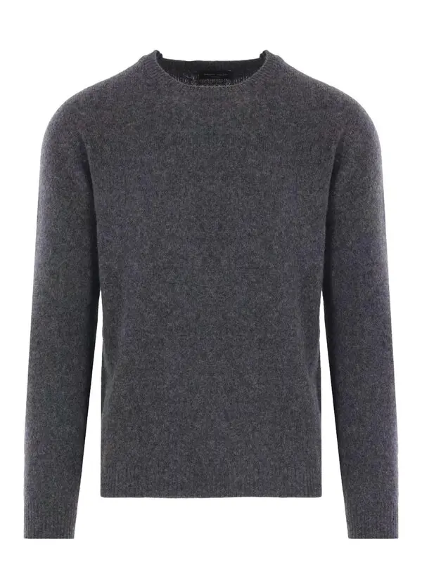 ROBERTO COLLINA Crew-neck Sweater - Grey