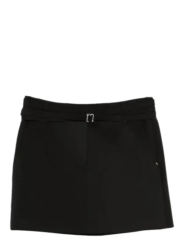 Sportmax Belted Mini Skirt - Black