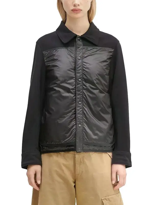 Y3 Panelled Button-fastening Jacket - Black