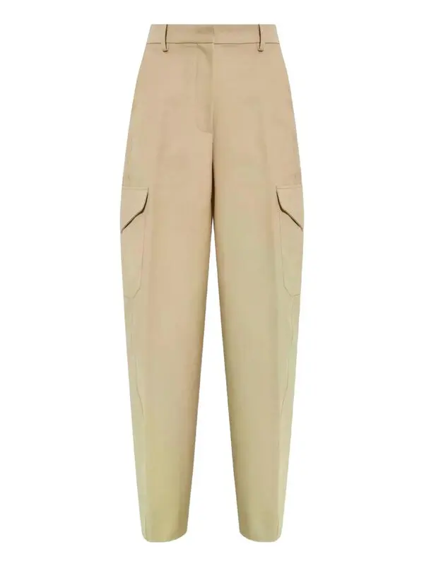 Givenchy Tapered Cargo Trousers - Neutrals