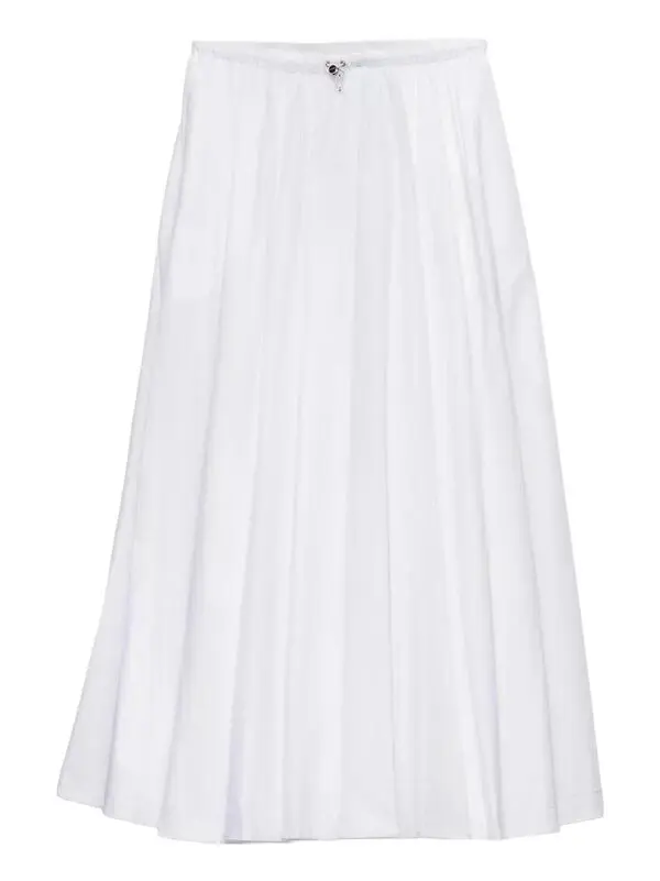 Prada Re-nylon Pleated Skirt - White