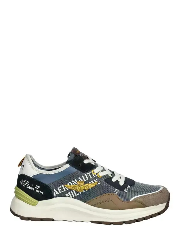 AERONAUTICA MILITARE Panelled Sneakers - Blue