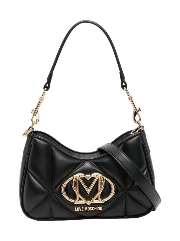 Moschino Logo-plaque Tote - Black
