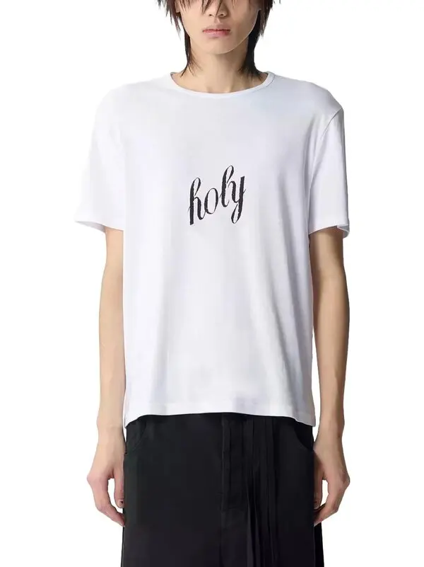 ANN DEMEULEMEESTER Baptist Printed T-shirt - White