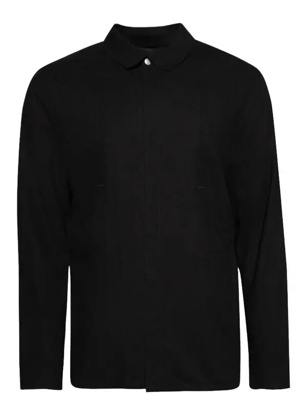 Rick Owens Fog Pocket Outershirt - Black