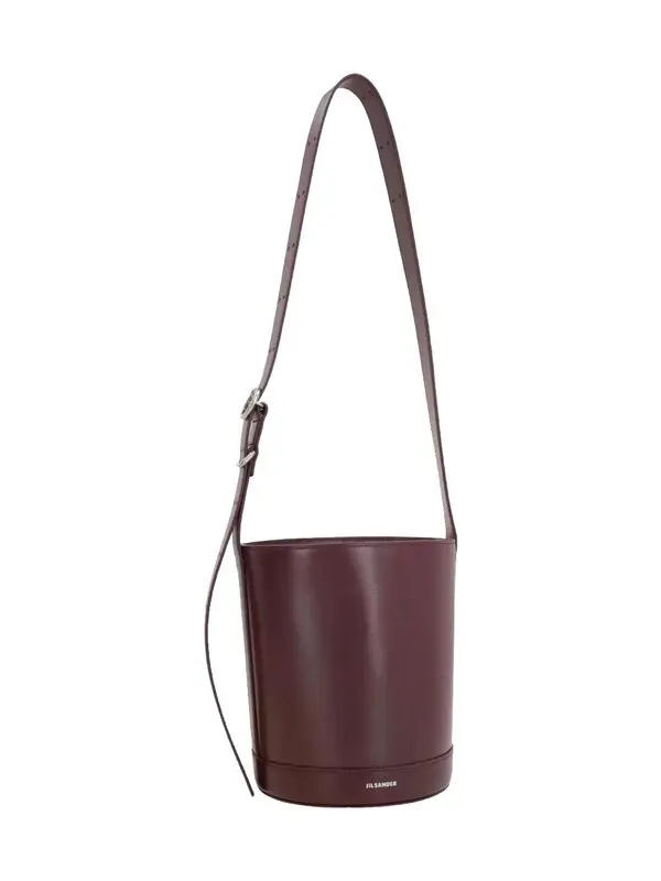 JIL SANDER Cannolo Bucket Bag - Purple