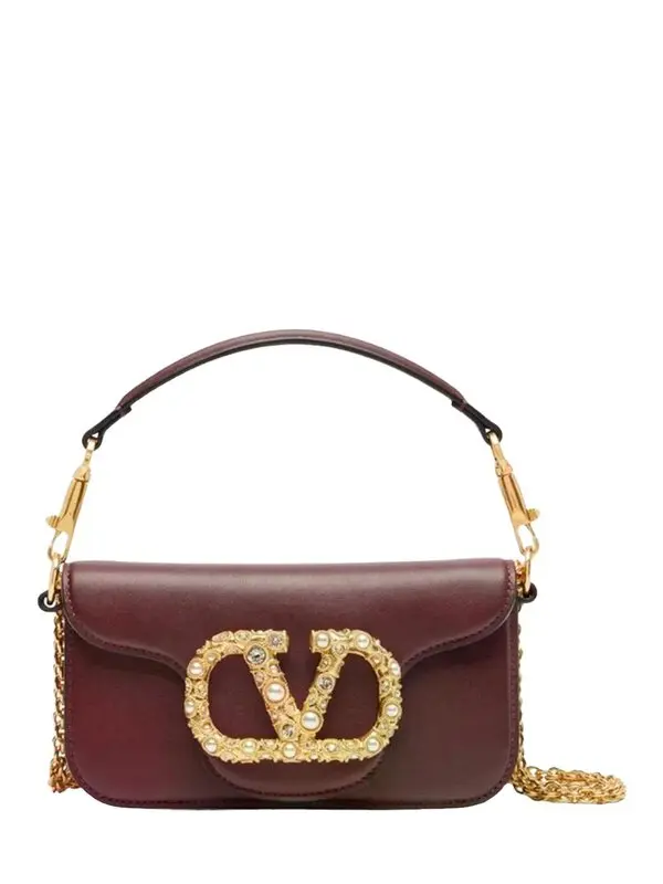Valentino Garavani Locò Shoulder Bag - Red