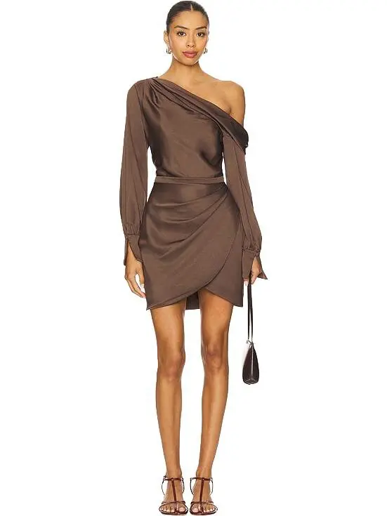 Simkhai Cameron Dress - Chocolate