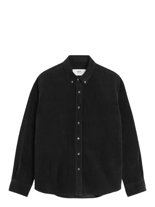 Ami De Coeur Corduroy Shirt - Black