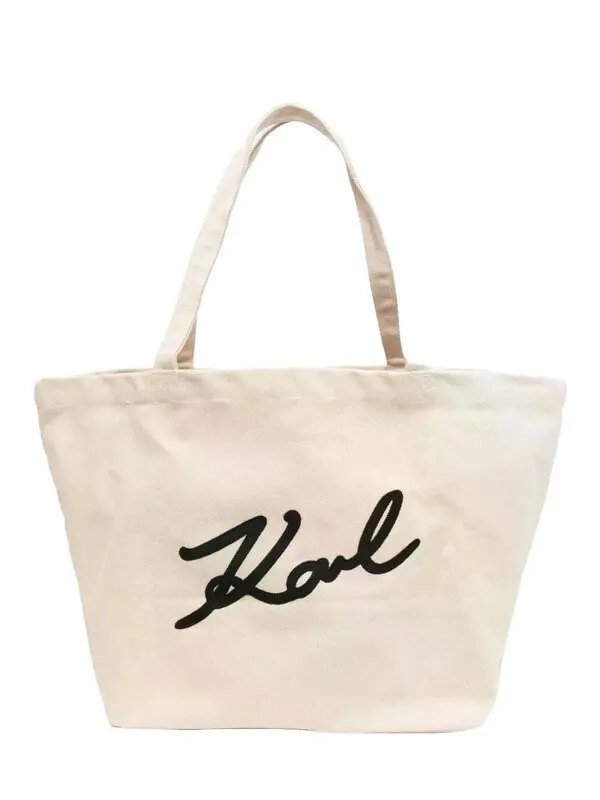 Karl Lagerfeld Ksignature Tote Bag - Neutrals