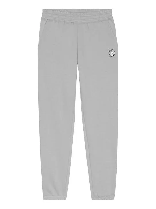 DALIX Heartly Ghost Heavyweight Fleece Sweatpants - Stone