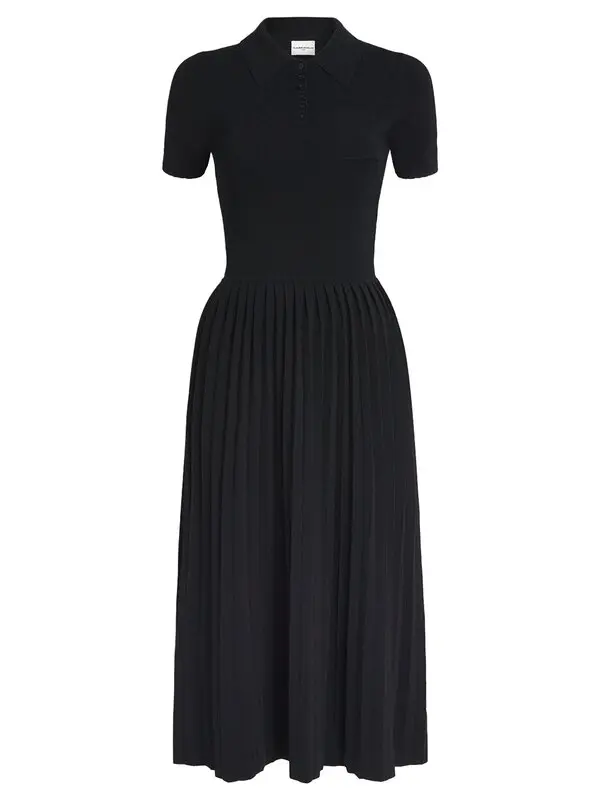 Claudie Pierlot Knitted Midi Dress - Black
