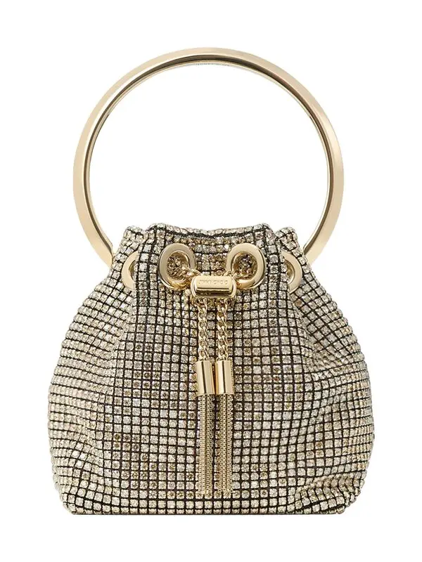 JIMMY CHOO Bon Bon Top-handle Bag - Gold