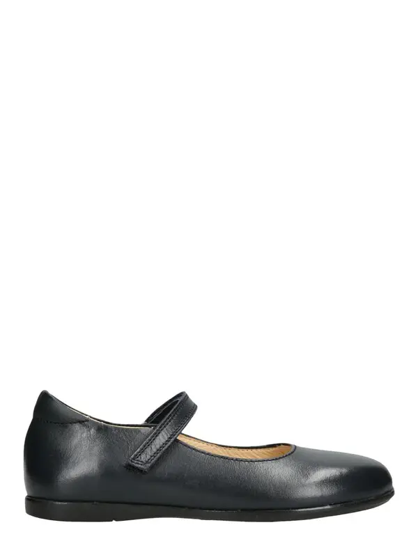 PAPOUELLI Leather Mary Janes - Navy