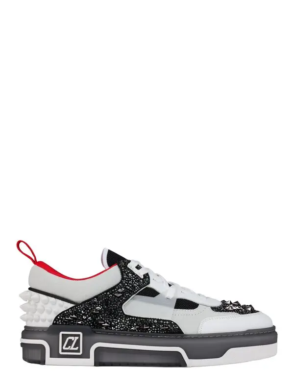 CHRISTIAN LOUBOUTIN Astroloubi Strass Eternity Sneakers - White