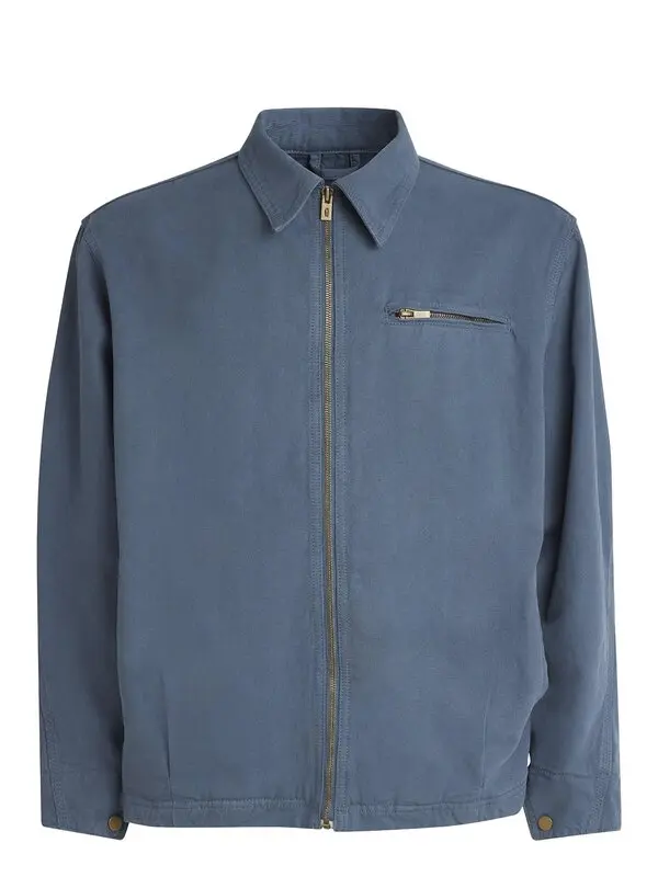 LE17SEPTEMBRE Cotton Work Jacket - Blue