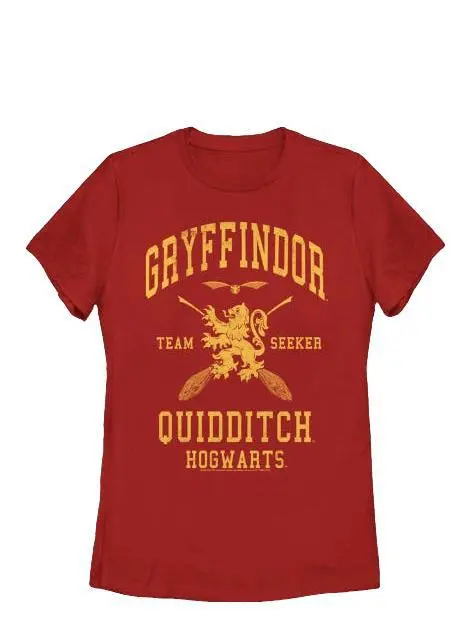 HARRY POTTER Gryffindor Quidditch Seeker Graphic T-shirt - Red