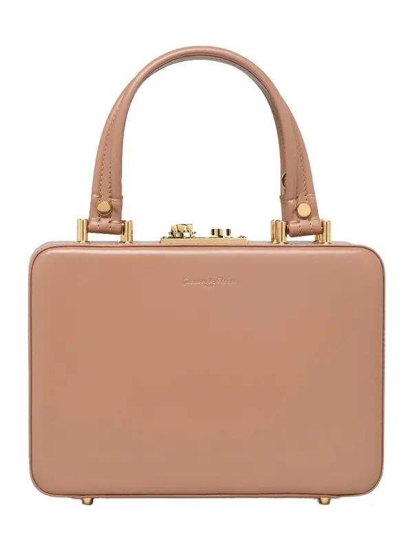 GIANVITO ROSSI Valì Top Handle Bag - Light Pink  Calf Leather