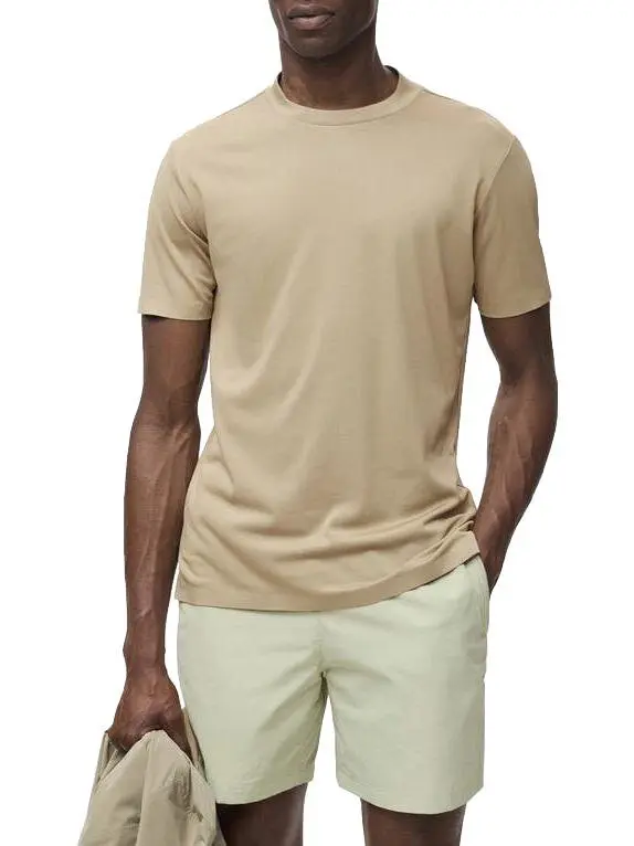 Mango Coolmax® Slim Fit T-shirt - Khaki
