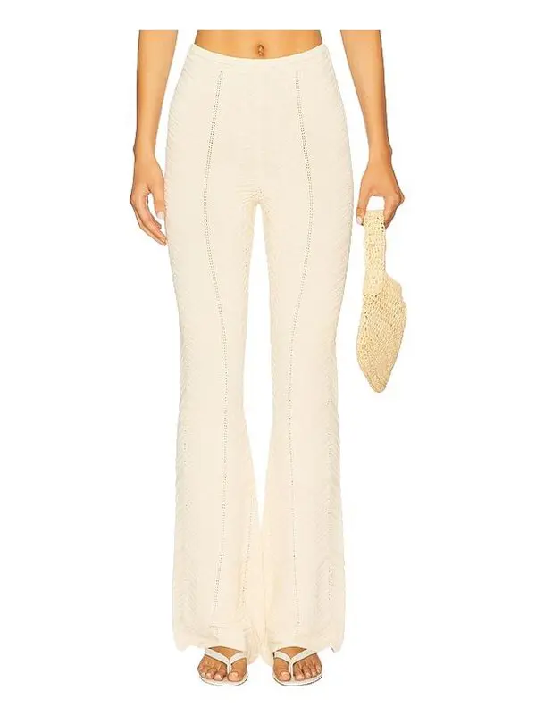 Devon Windsor Timmy Knit Pant - Cream