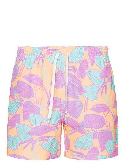 CHUBBIES Posh Palms 5.5 Swim Short - Bright Orange