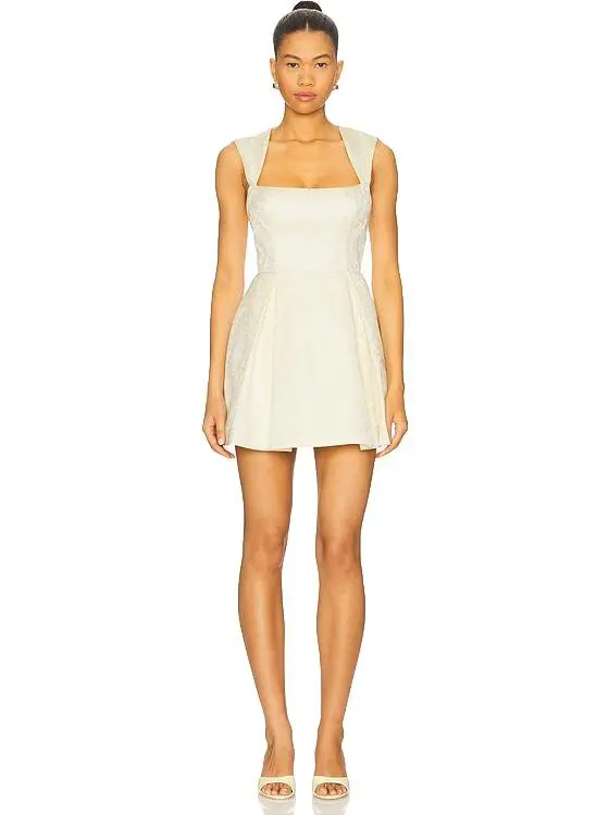 LOVERS AND FRIENDS Josephine Mini Dress - Pale Yellow