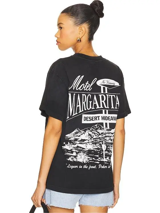 MOTEL MARGARITA Hideaway Tee - Vintage Black
