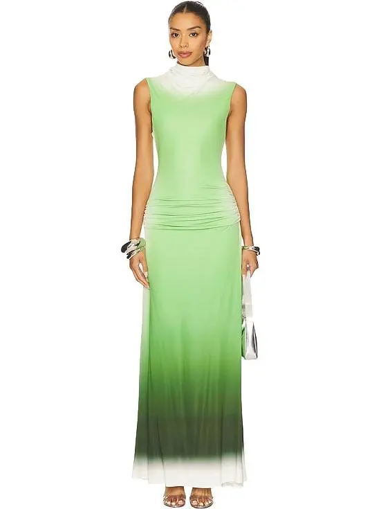 Simkhai Aldina Sleeveless Midi Dress - Chromatic Vine
