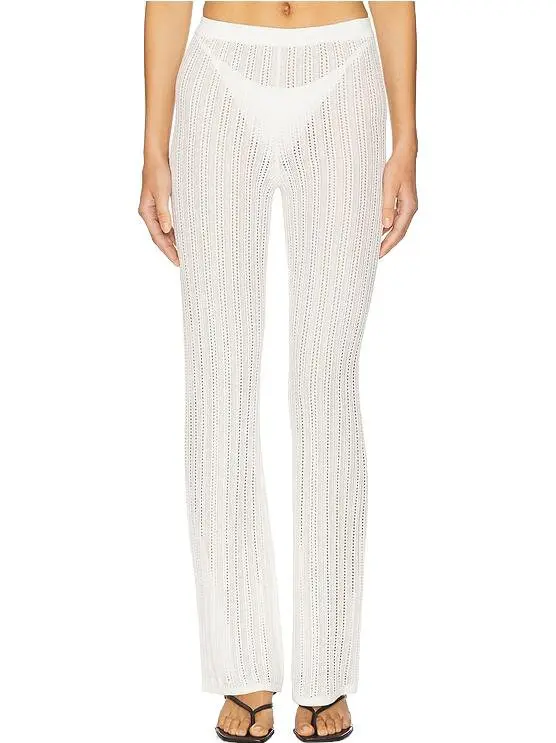 LOVERS AND FRIENDS Rhoda Knit Pant - Cream