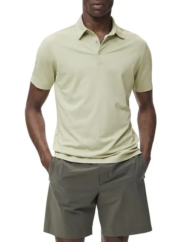 Mango Coolmax® Slim Fit Polo - Mint Green