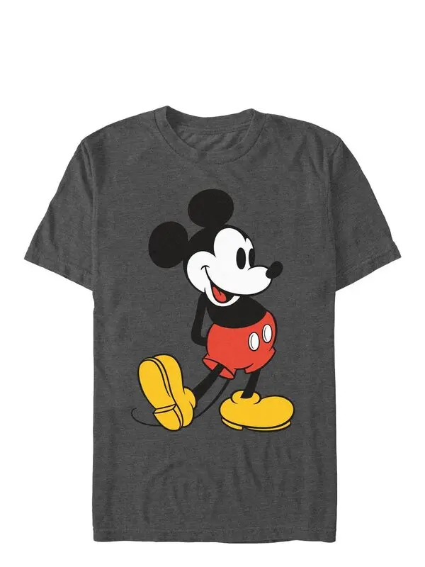 MICKEY & FRIENDS Pose Graphic T-shirt - Charcoal Heather