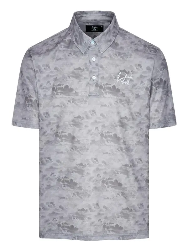 EASTSIDE GOLF Signature Polo - Charcoal Cloud Print