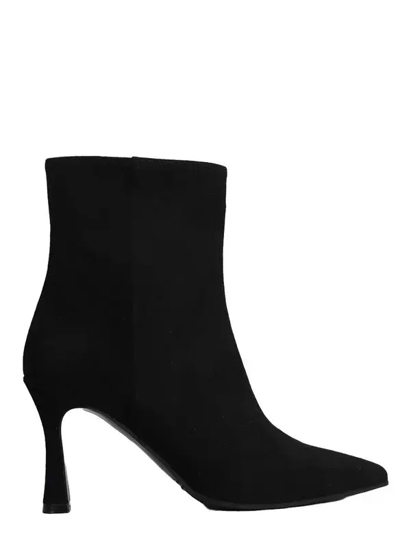 EVALUNA 90mm Suede Boots - Black